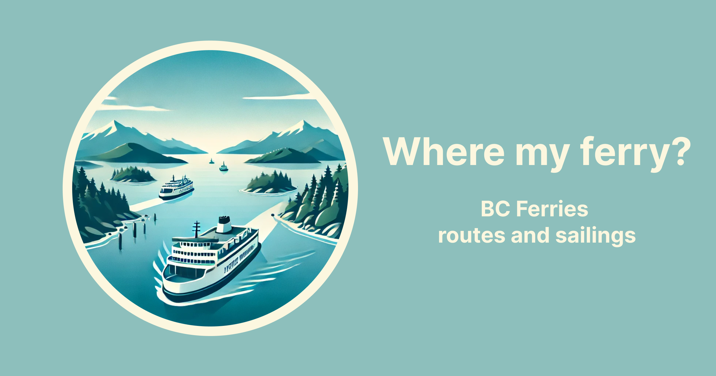 Where my ferry?